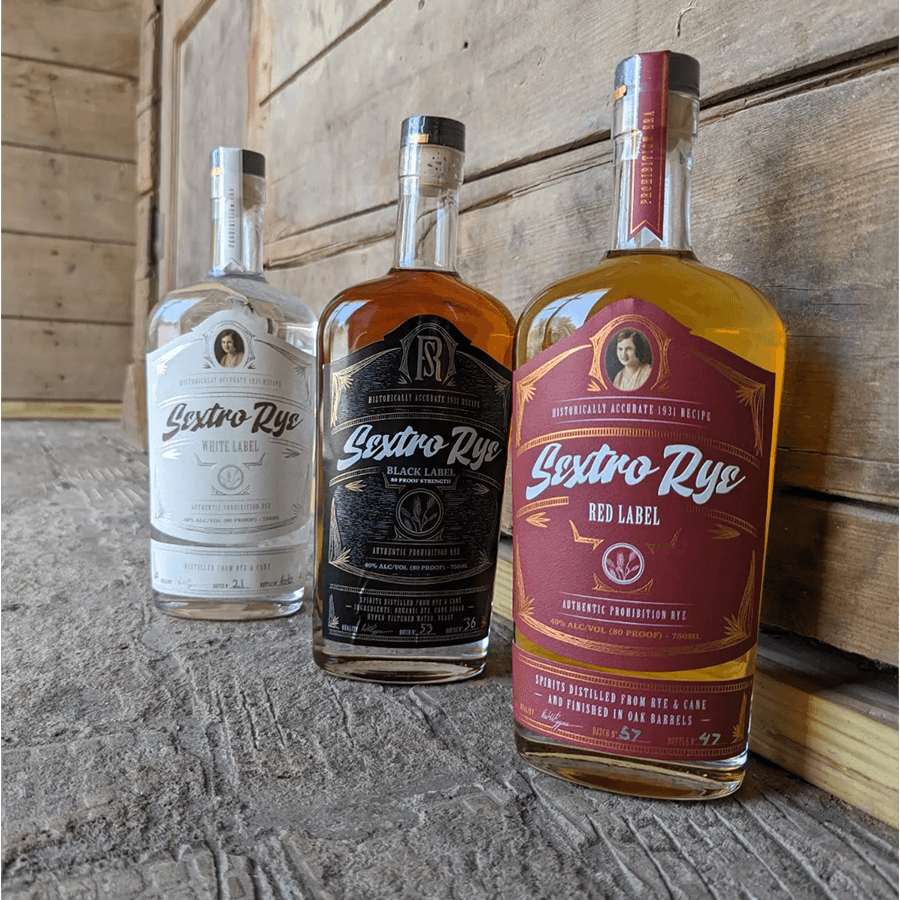 Sextro Rye Red Label Cask Strength Whiskey