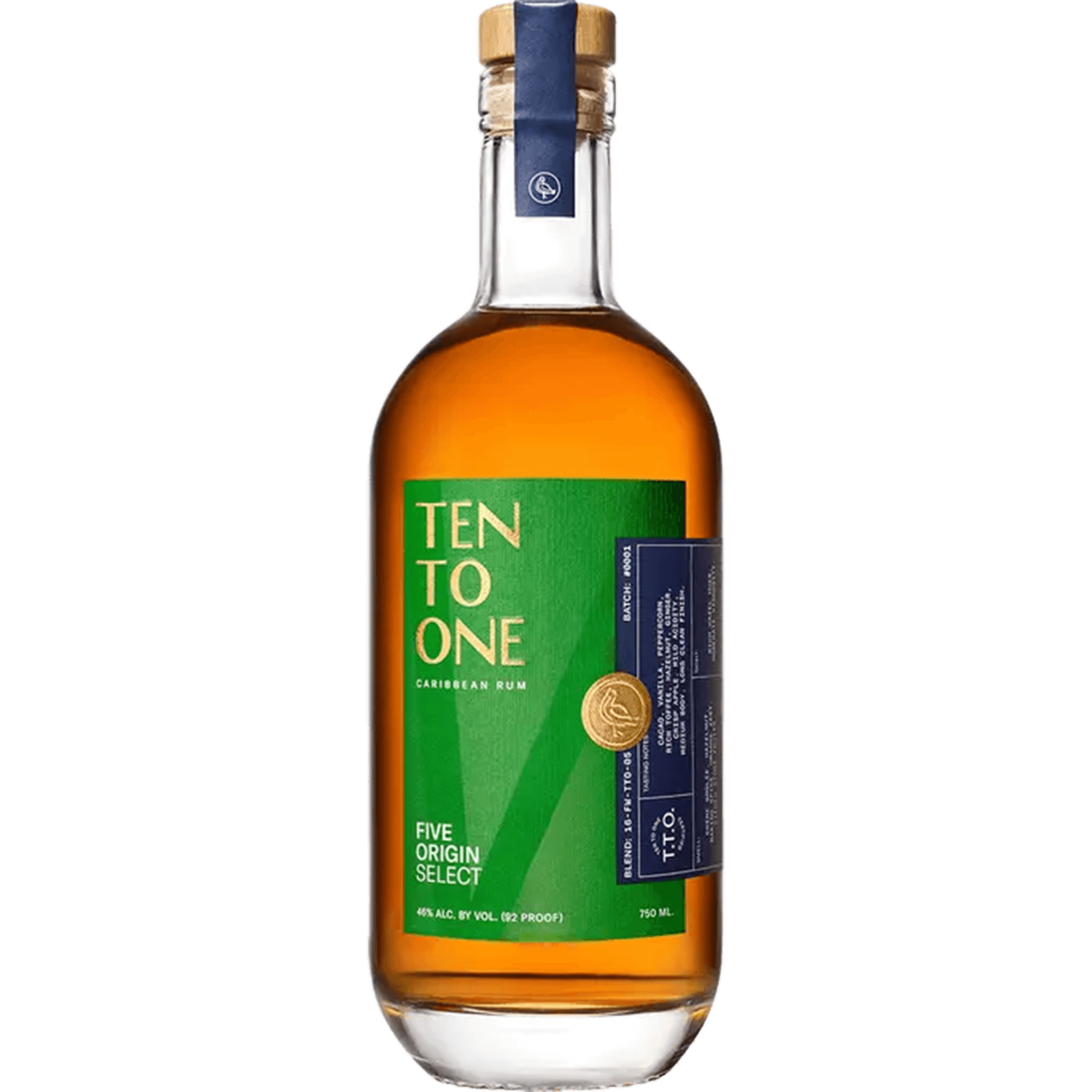 Ten To One Five Origin Select Rum - Premium Blend