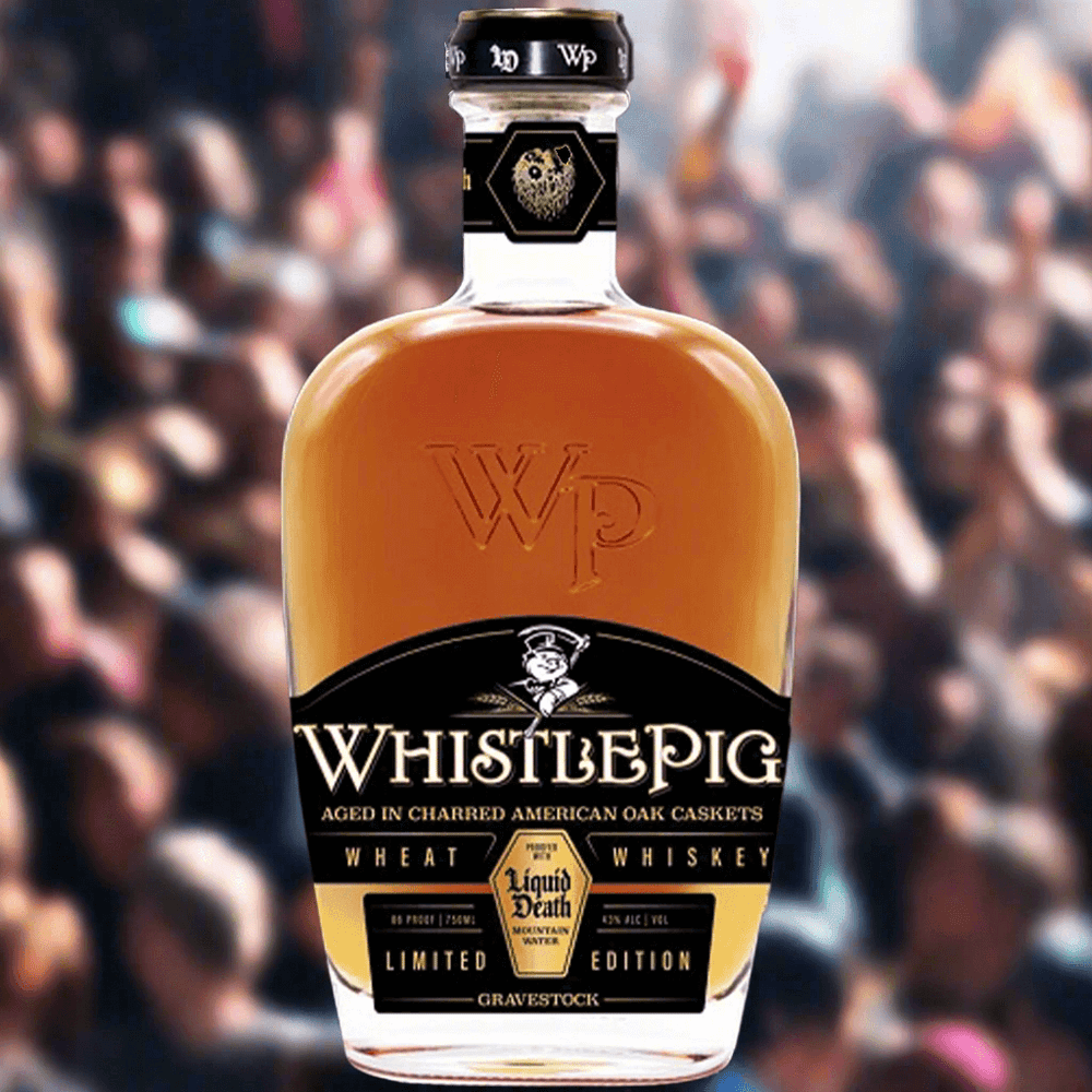 WhistlePig x Liquid Death Gravestock Wheat Whiskey Limited Edition