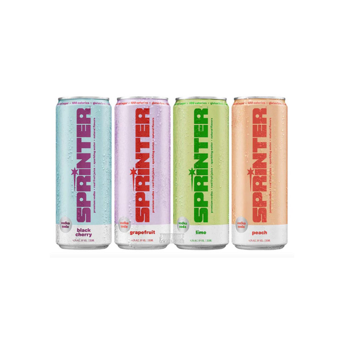 Sprinter Vodka Soda Variety Pack (8 Cans) by Kylie Jenner