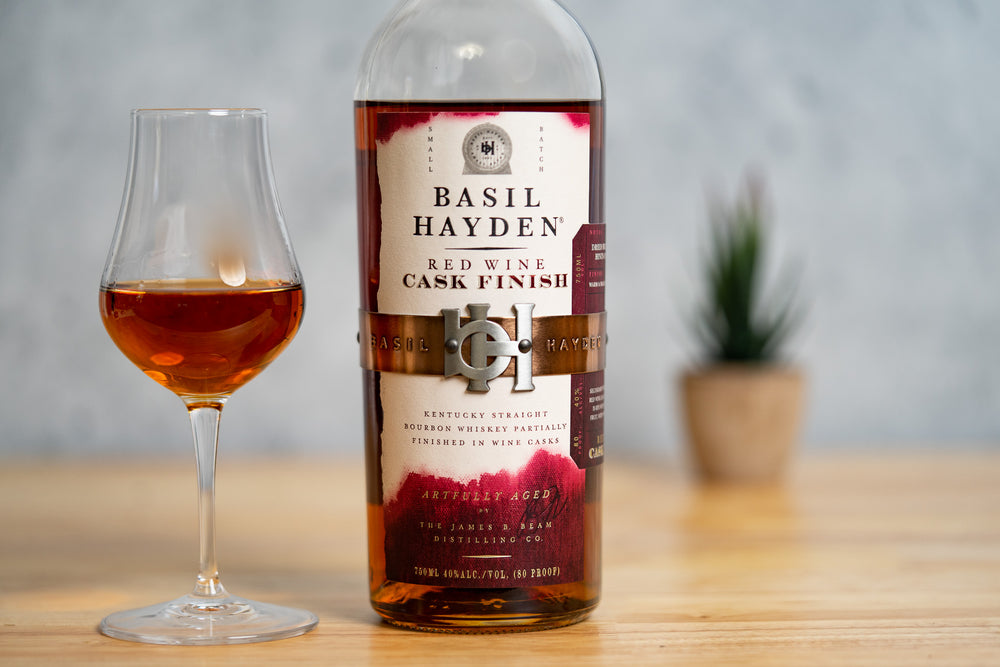 Order Basil Hayden Red Wine Cask Finish Bourbon | 750ml Bottle