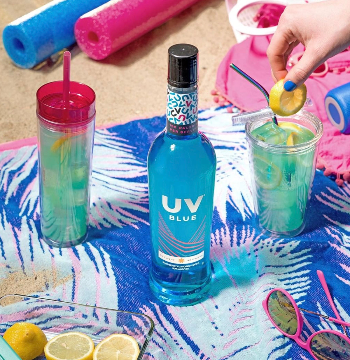 UV Blue (Raspberry Flavored Vodka) | Delivery & Gifting Available